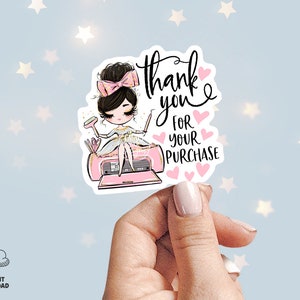 Handcrafter Sticker, Crafter Business Sticker, Crafting Packaging Seal ...