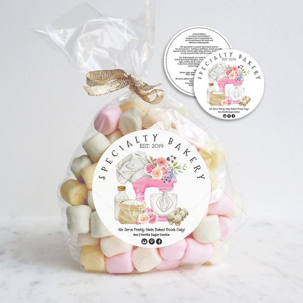 Bakery Labels - Etsy