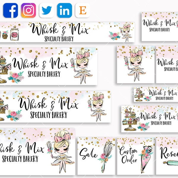 Bakery Banner - Etsy