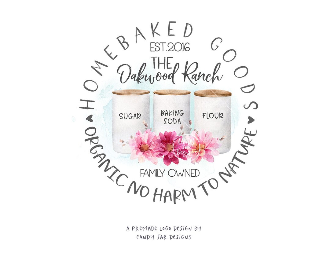 Farm Baking Logo, Baker Logo, Family Ranch Logo, Farm Style Logo ...
