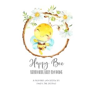 Baby Bee Logo, Boutique Logo, Kids Fashion Shop, Baby Animal, Toddler ...