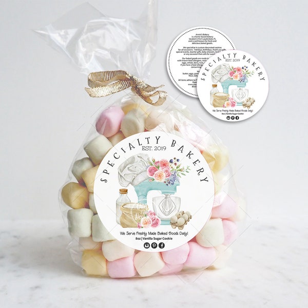 Bakery Labels - Etsy