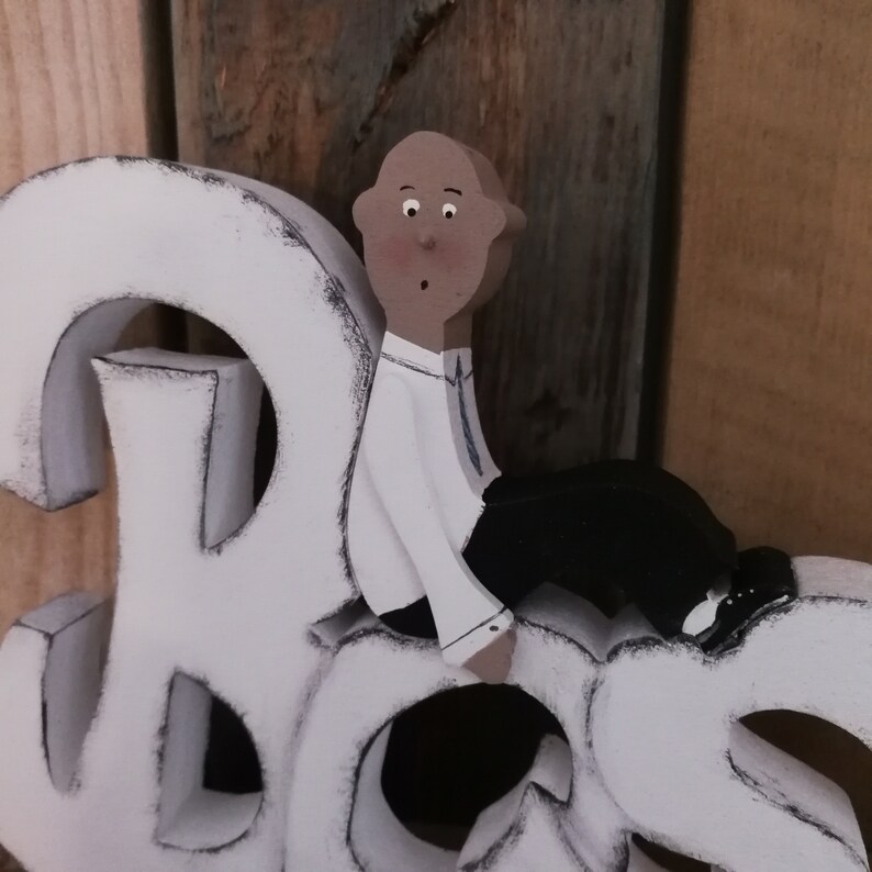 Boss . Schriftzug aus Holz - Etsy.de