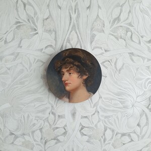 Portrait of Lady Jane, Antique Style Original Oil Painting,18th Century ...