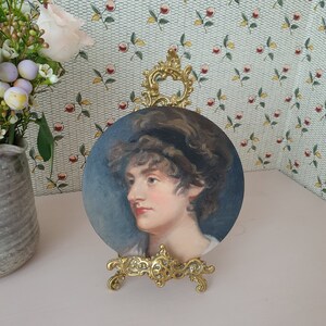 Portrait of Lady Jane, Antique Style Original Oil Painting,18th Century ...