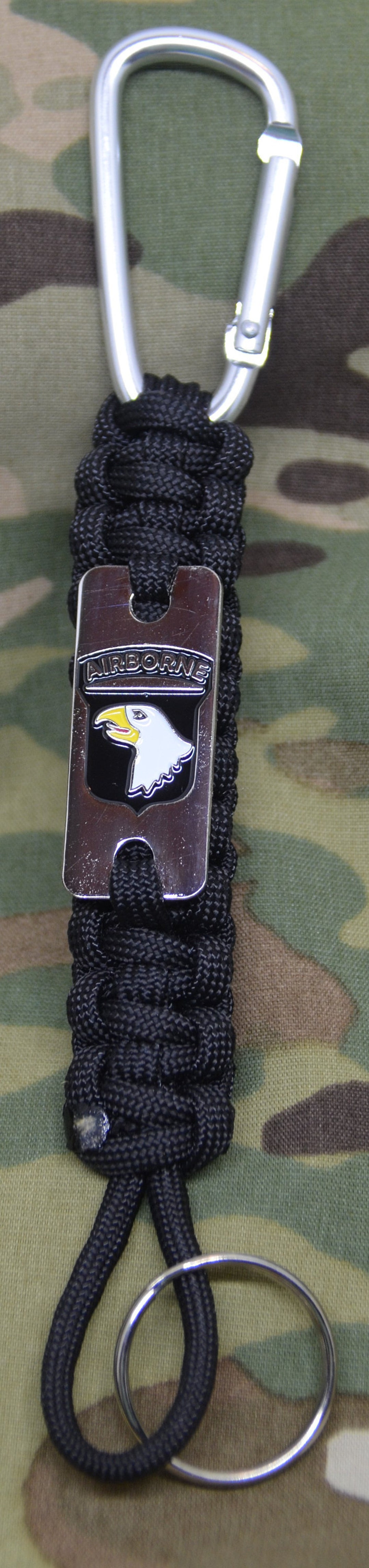 101st Airborne Black Keychain - Etsy