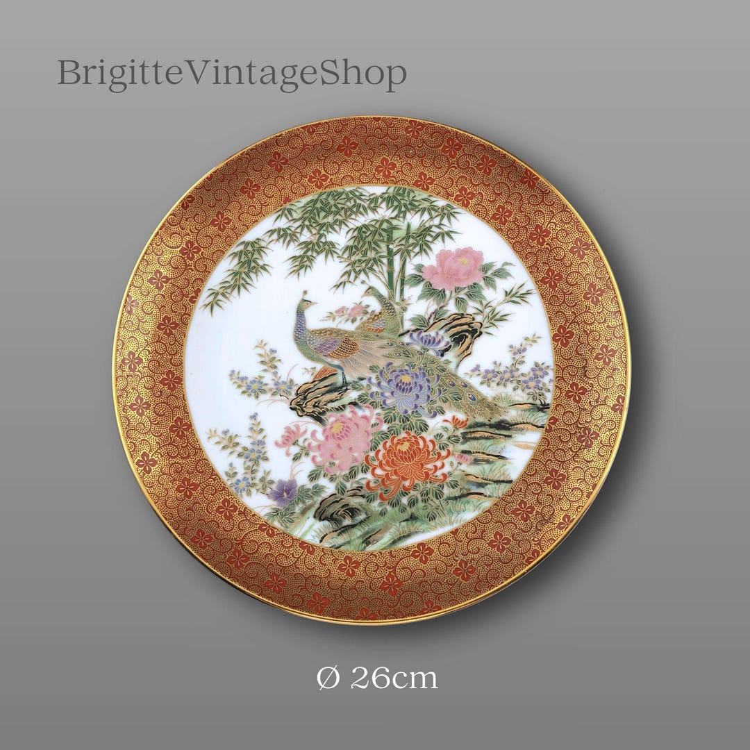 Saji Symbol Decoration Plate ø26cm Tajimi Porcelain Hand-painted ...