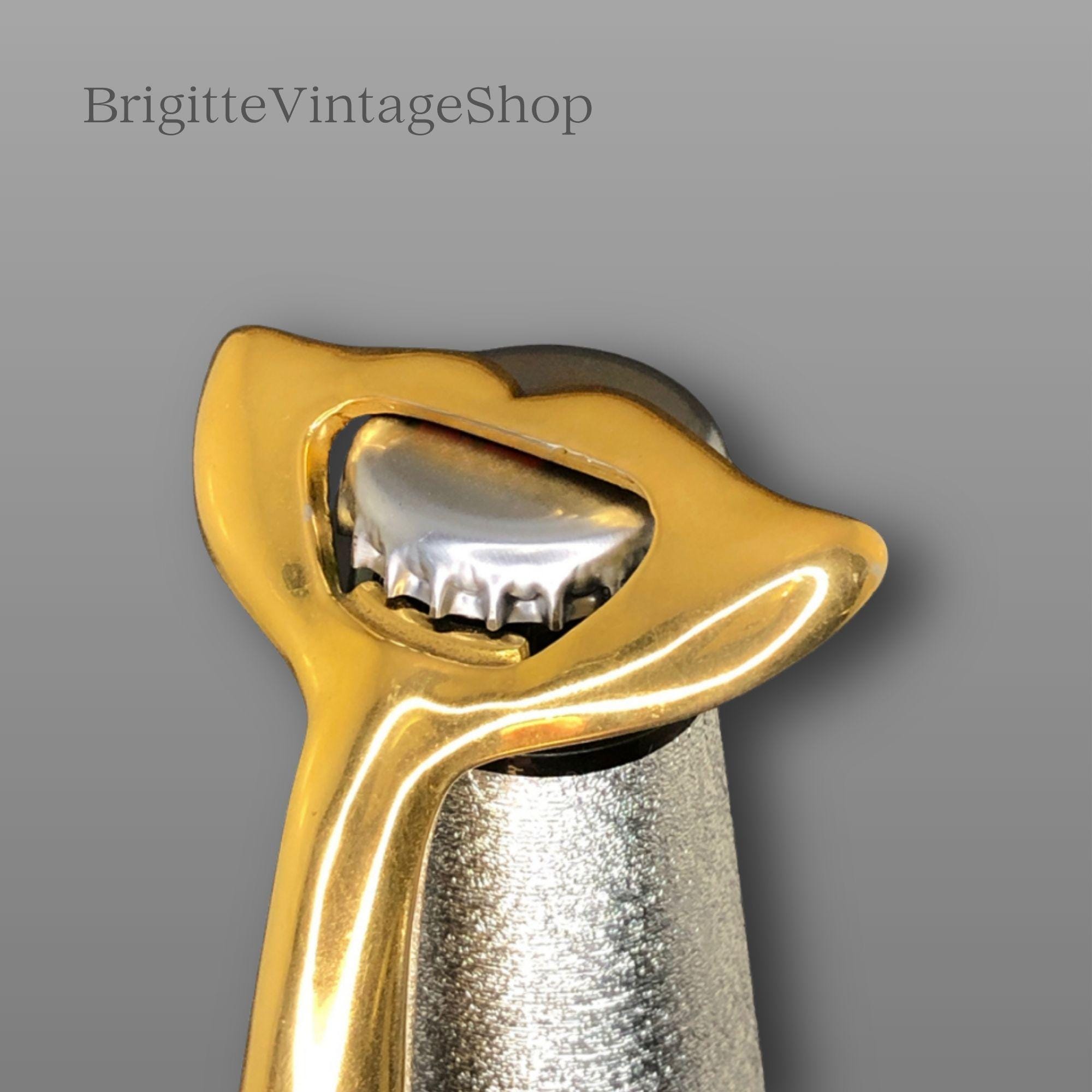 Stainless Steel 24K Gold-plated Bottle Opener Screw Cap Opener Design ...