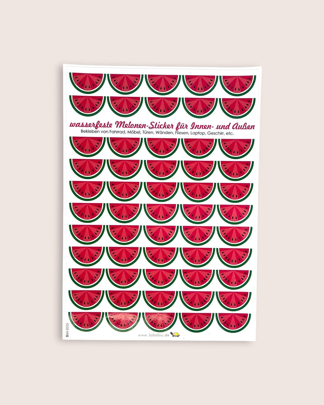 Waterproof Melon Stickers, Stickers, Melon Stickers, Lunch Box Stickers ...