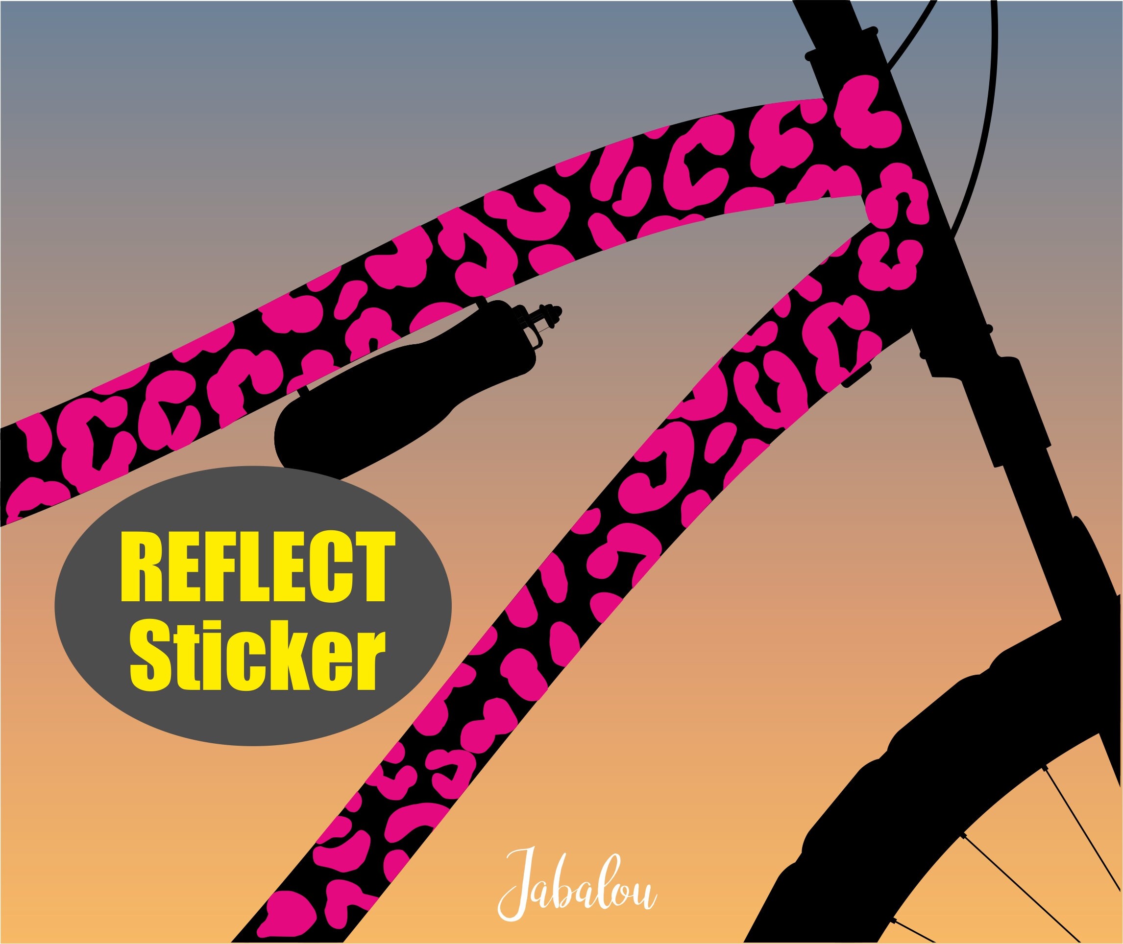 Pink bike stickers store