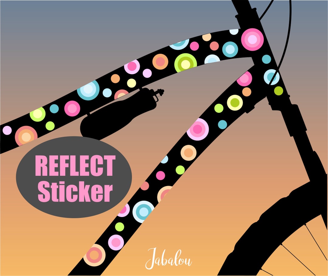 Reflective Dot Stickers – Bicycle & Helmet – Dot Stickers for ...