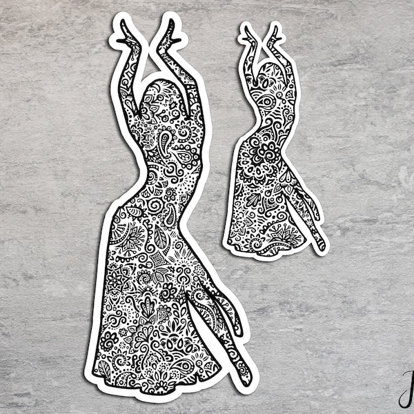 Belly Dance Bumper Sticker - Etsy