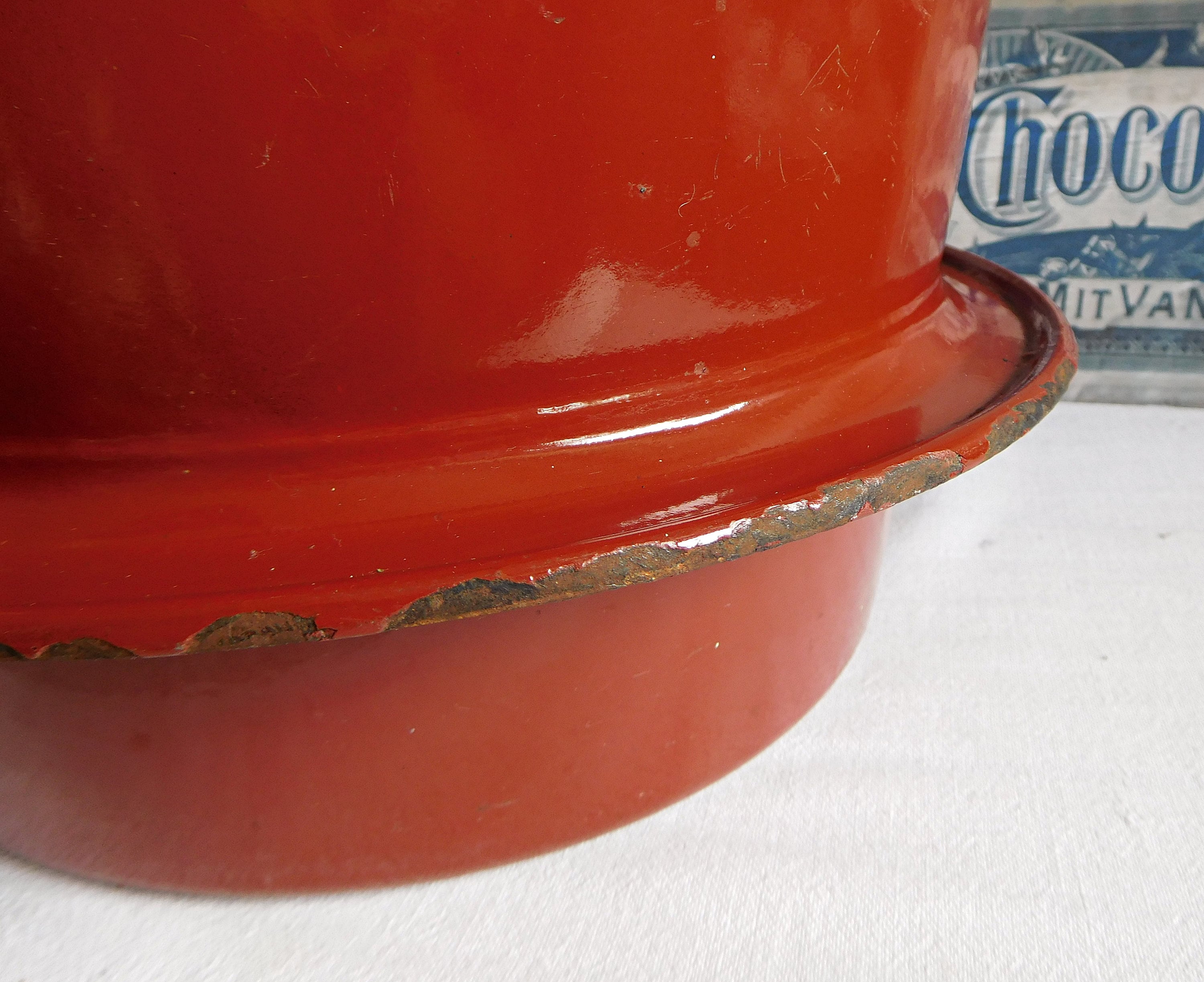 Alter, großer Ofentopf, Topf mit Ring, Kartoffeltopf, Pflanztopf ...