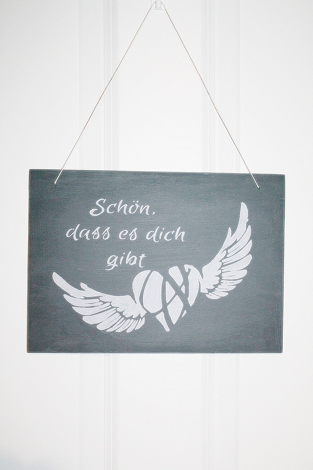 Shield Door Sign Shabby Look Saying nice... - Etsy
