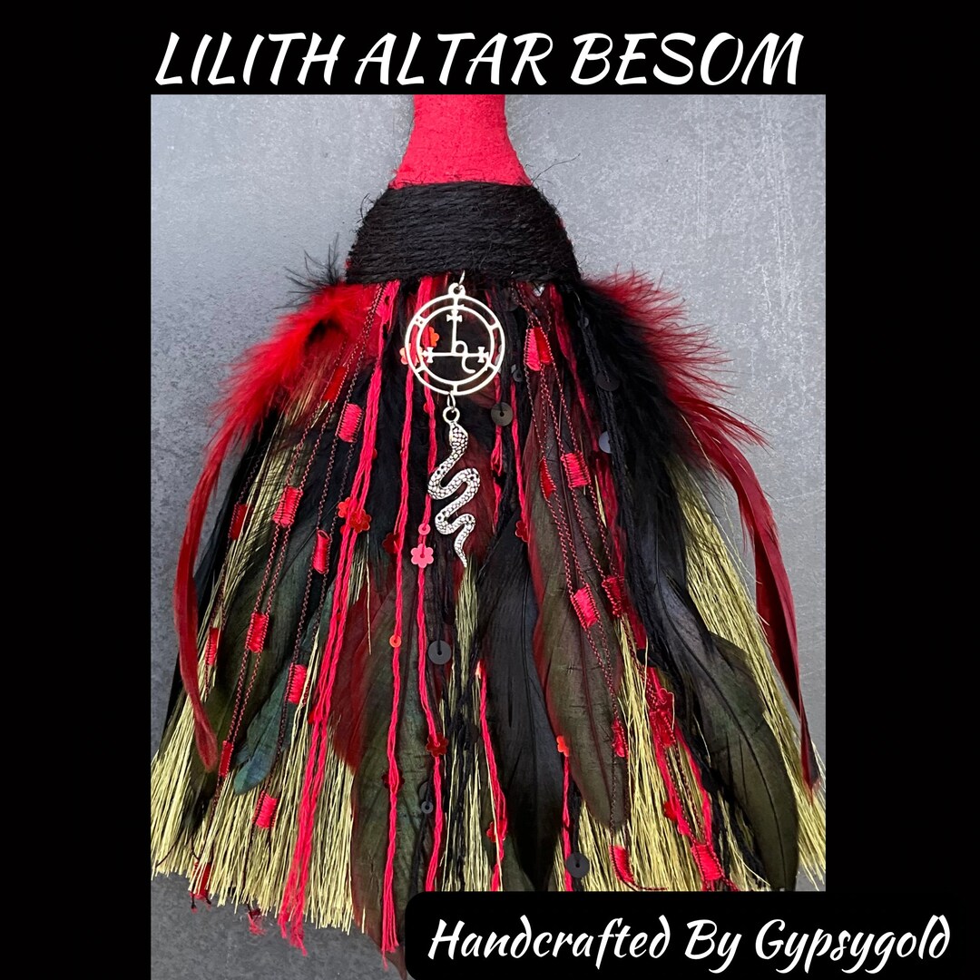 Lilith Goddess Altar Broom - Etsy