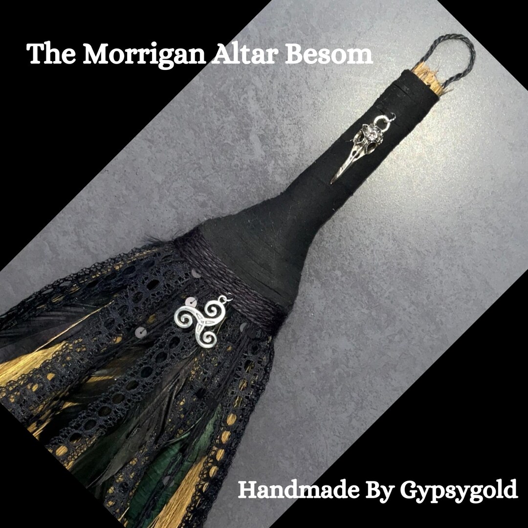 Morrigan Goddess Altar Besom - Etsy