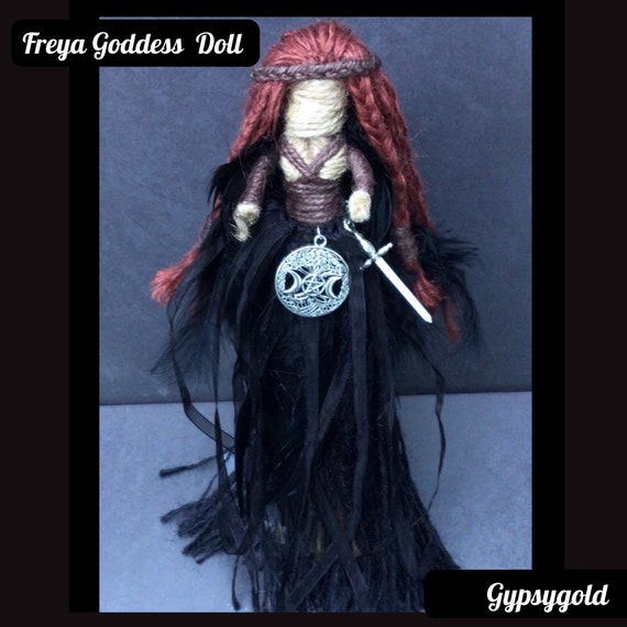 Freya Goddess Doll With Various Charm Designs Made to Order | Etsy