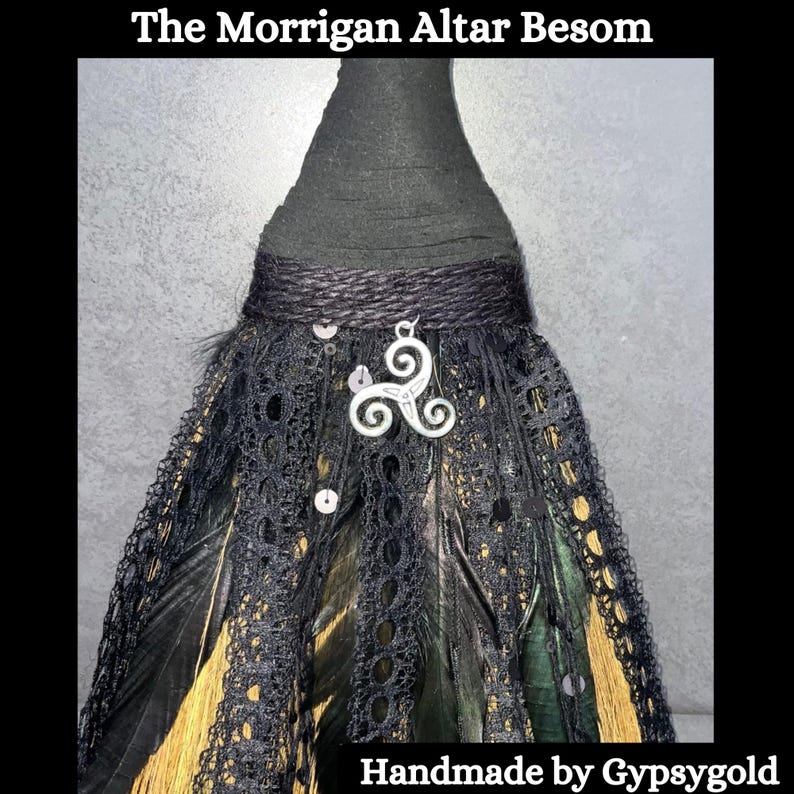 Morrigan Goddess Altar Besom - Etsy