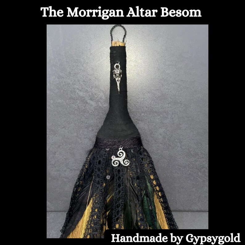 Morrigan Goddess Altar Besom - Etsy
