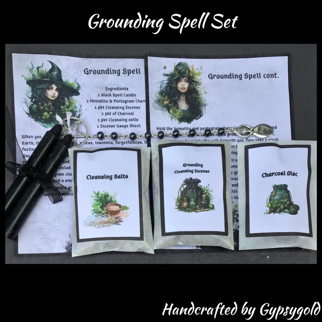 Grounding Ritual Spell Set - Etsy