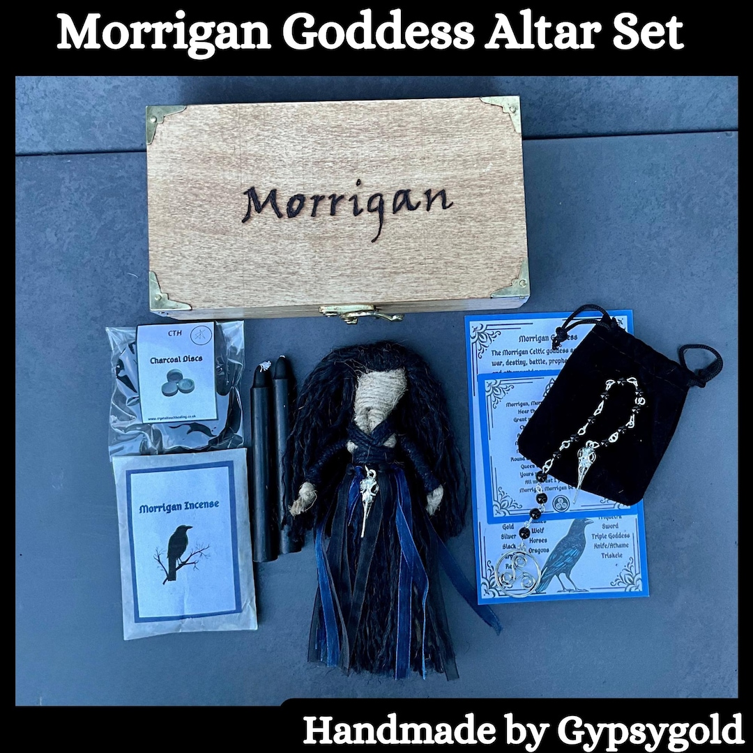 The Morrigan Goddess Altar Set - Etsy