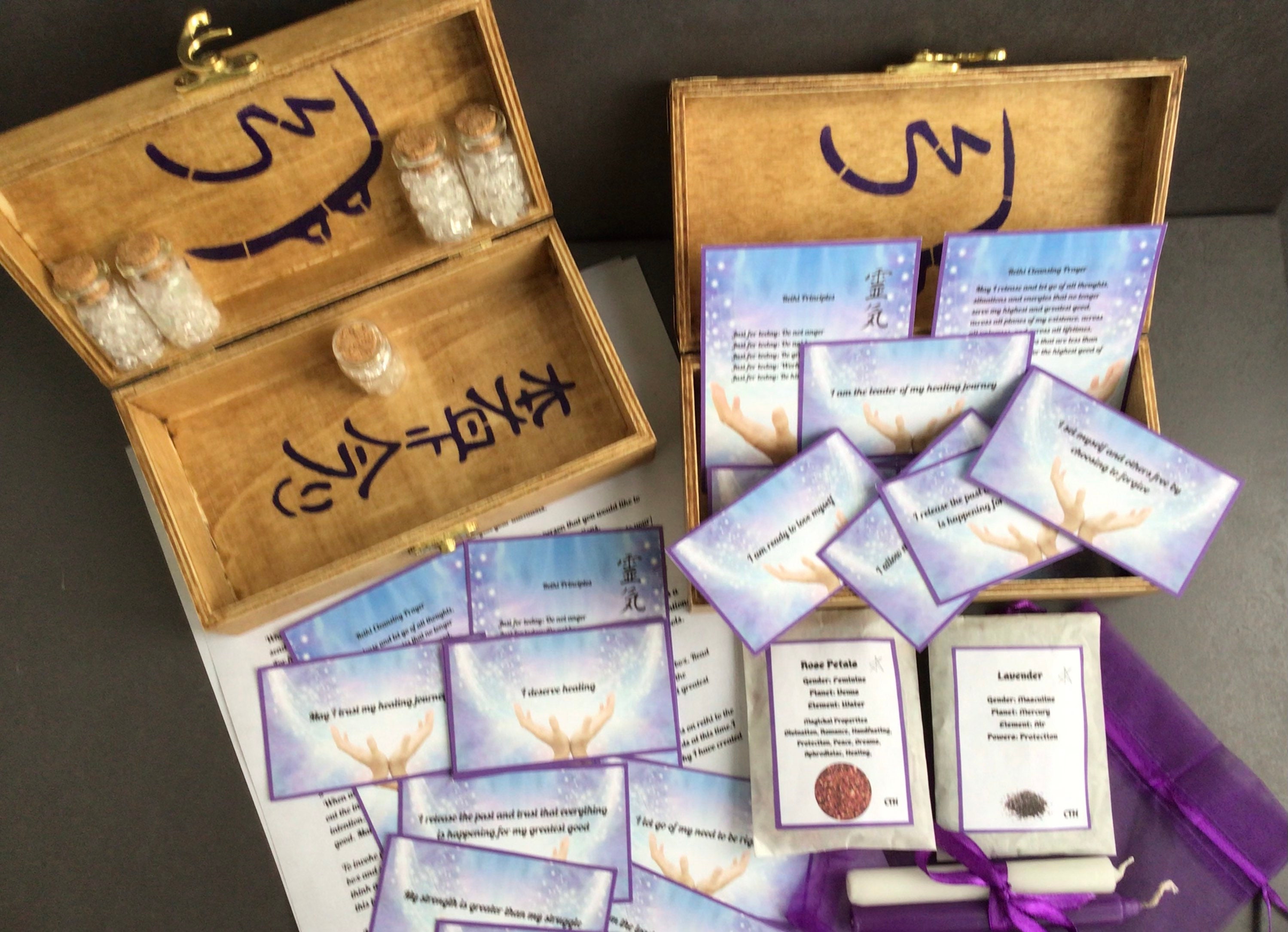 Reiki Intentions Box - Etsy