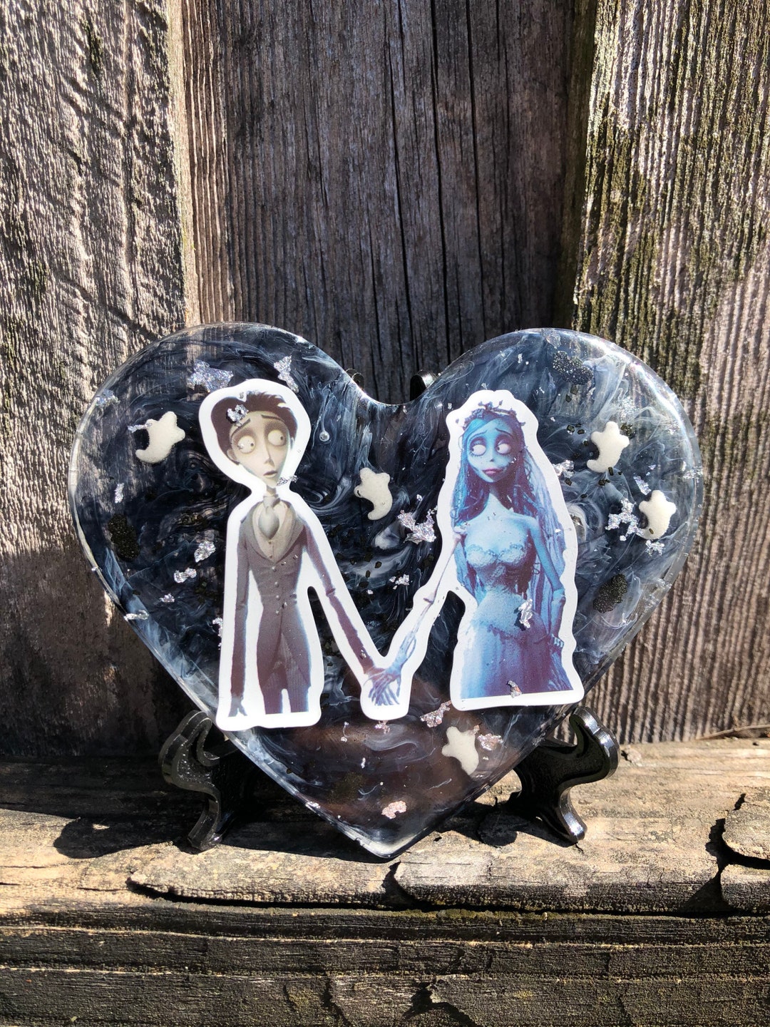Corpse Bride Resin Heart - Etsy