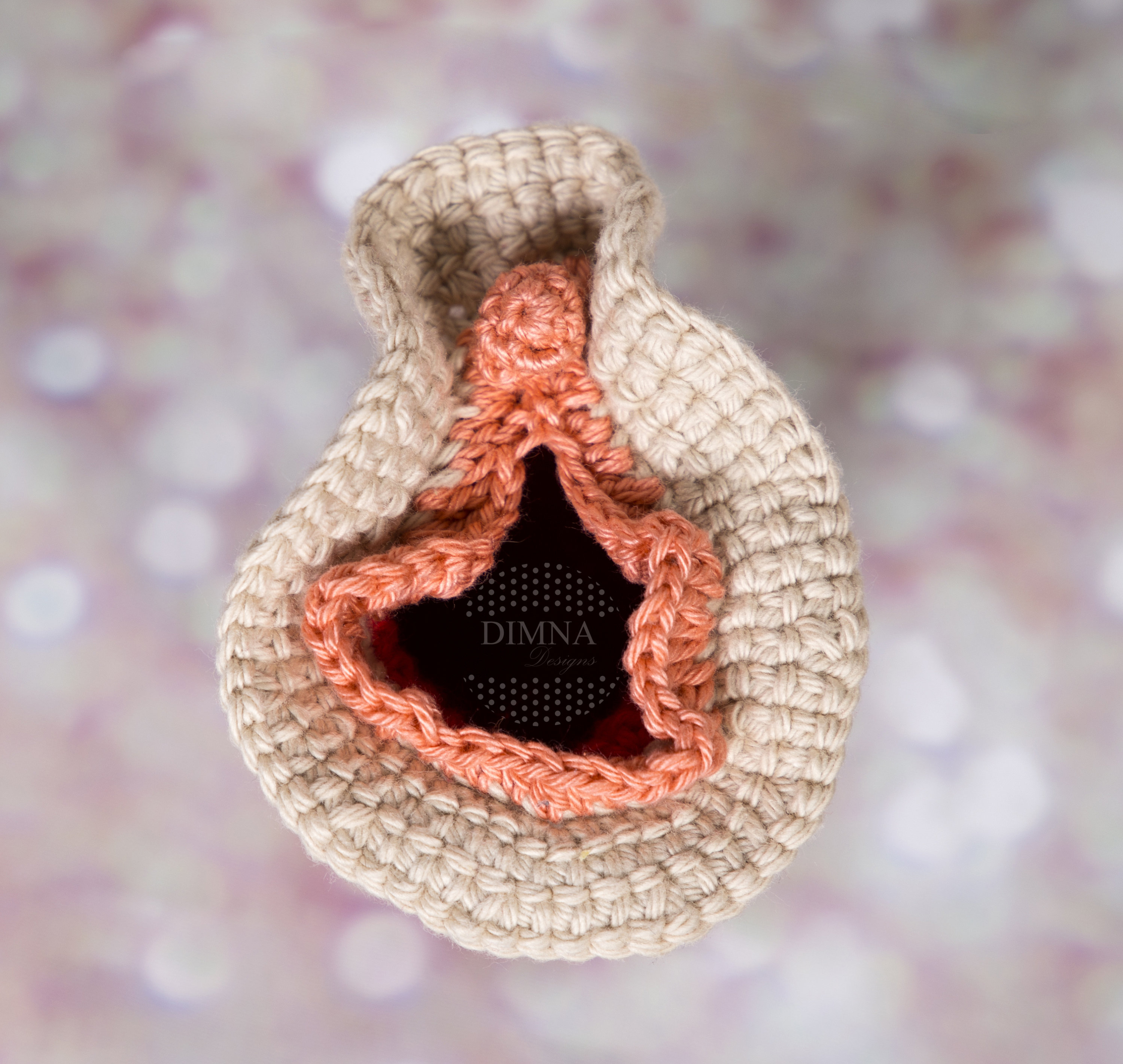 Vulve Crochet Pattern, Vulve-vagin Au Crochet Pattern, L'éducation ...