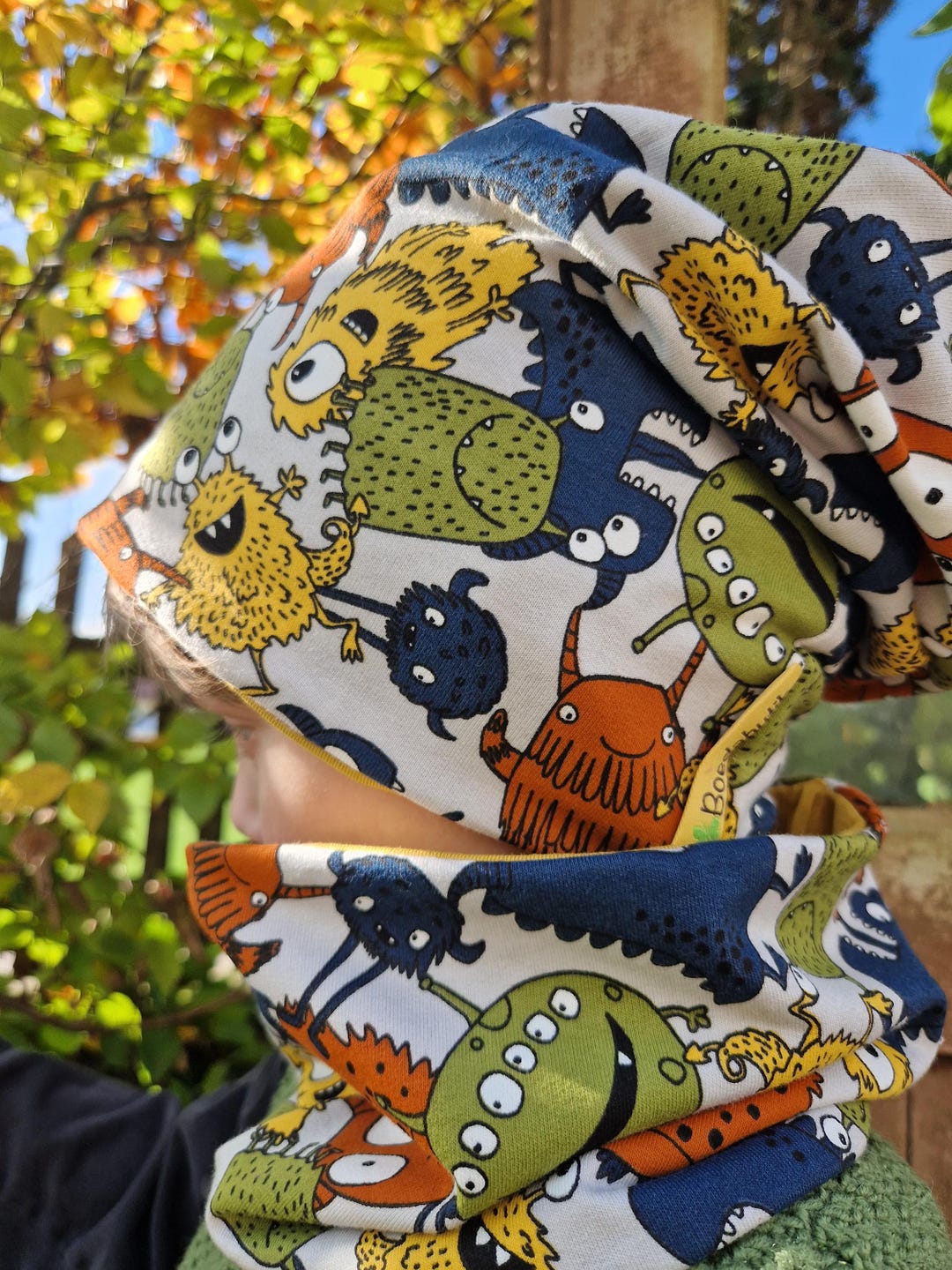 Beanie & Loop in a Set monster - Etsy