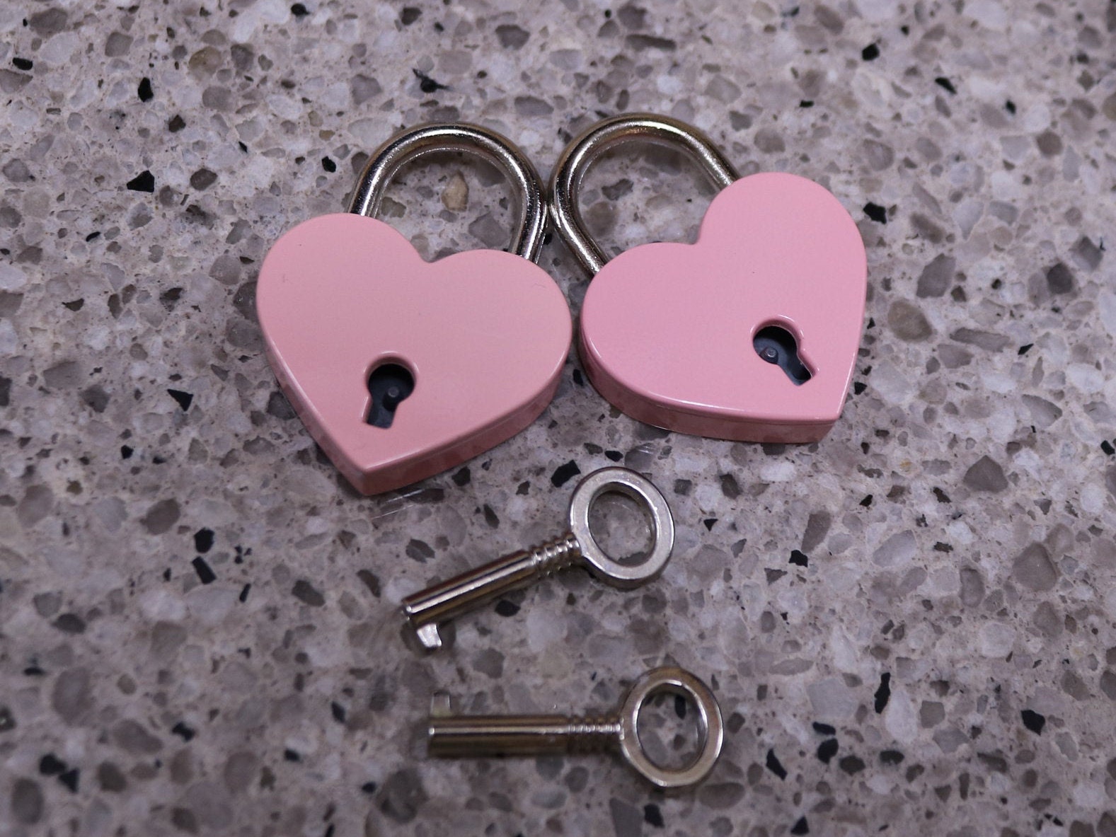Heart Padlock Pink Functional Lock Jewelry, Charm, Love Lock, Bdsm ...