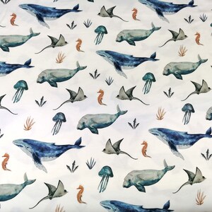 Deep Sea Life Jersey Family Fabrics und/oder passender Jersey | Etsy