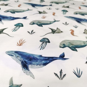 Deep Sea Life Jersey Family Fabrics und/oder passender Jersey | Etsy