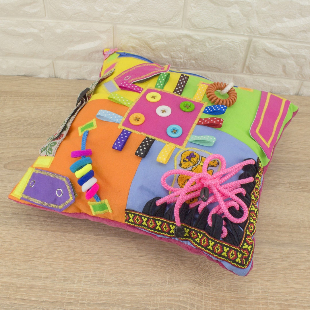 Sensory Fidget Pillow Dementia Activity Gifts Alzheimers Sensory ...