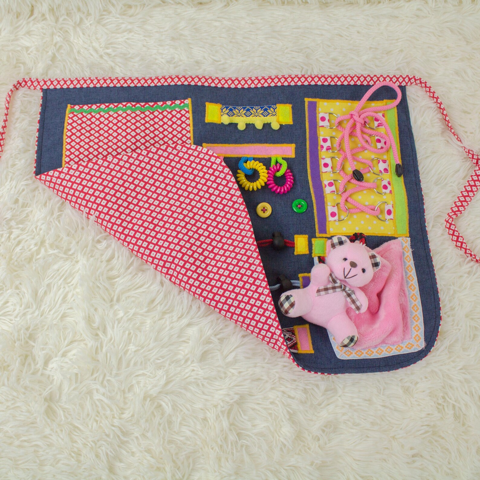 Fidget Apron for Alzheimer's Dementia: Sensory Activity Apron, Nursing ...