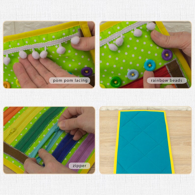 Zipper Fidget Blanket Sensory Button Toy - Etsy