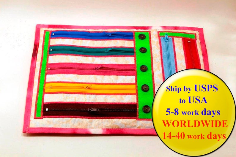 Zipper Fidget Blanket Sensory Button Toy | Etsy