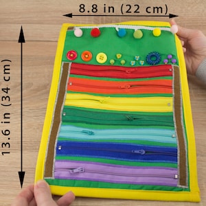 Zipper Fidget Blanket Sensory Button Toy - Etsy