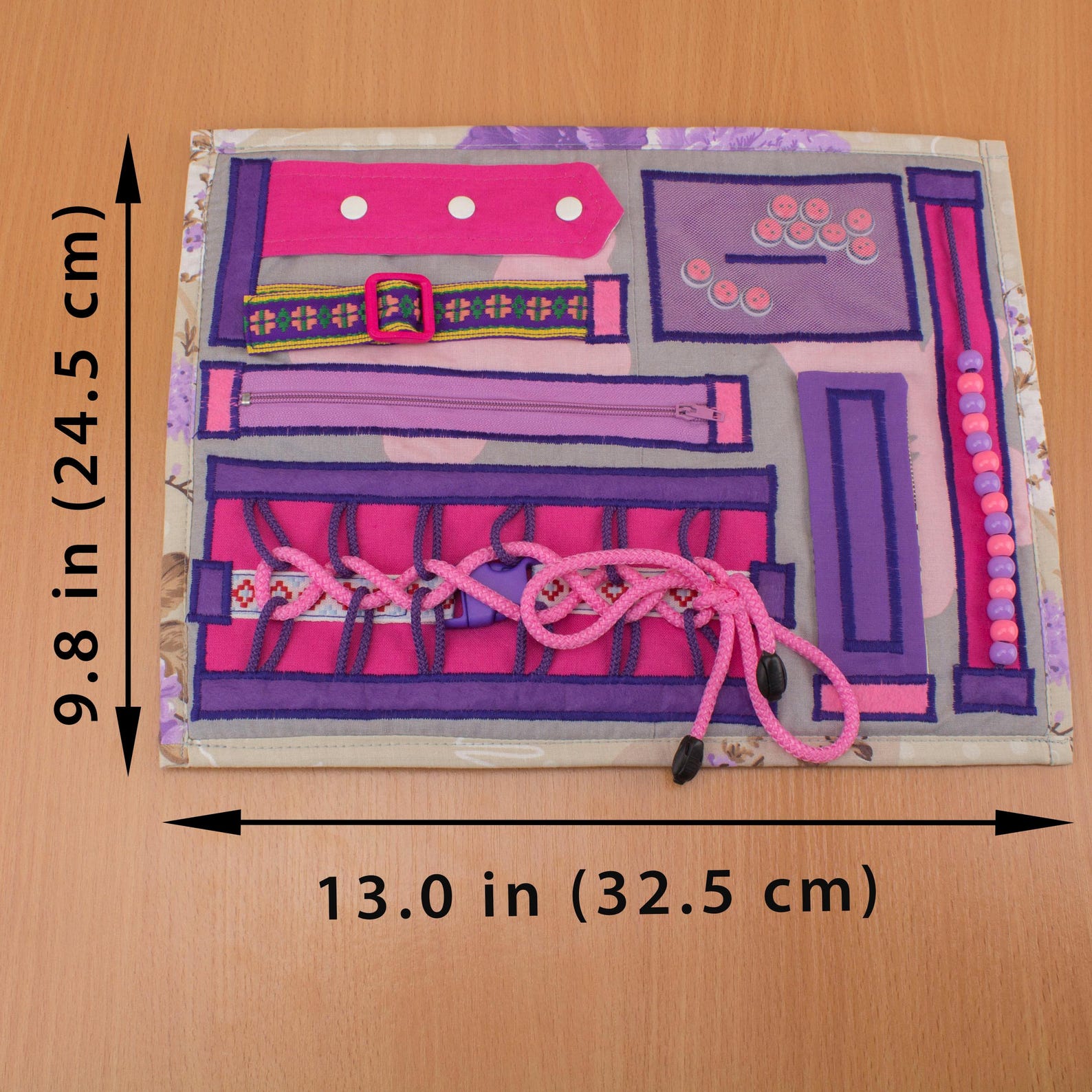 Dementia Fidget Blanket, Busy Sensory Blanket Adult, Alzheimers Gift ...