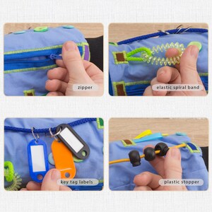 Sensory Fidget Sleeve, Dementia Activities, Dementia Fidget Quilt ...