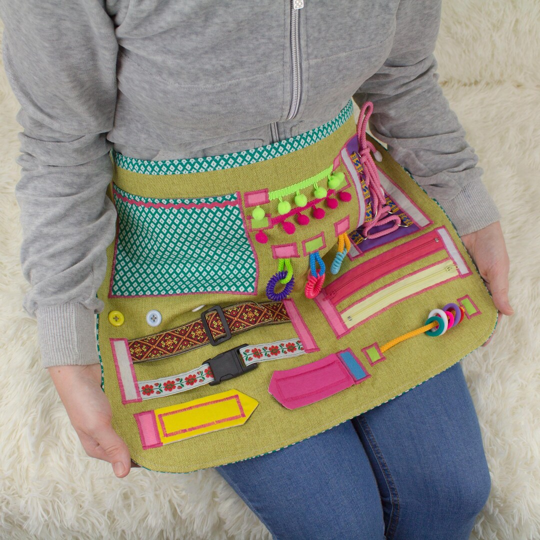 Activity Fidget Apron for Dementia, Alzheimers Gift - Etsy