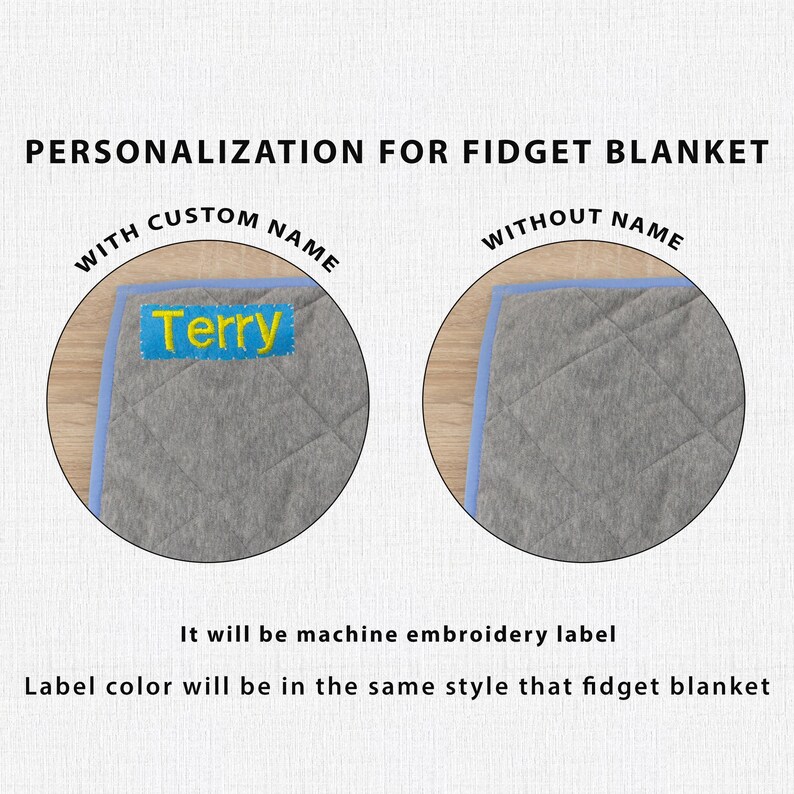 Alzheimer's Fidget Blanket for Men: Sensory Activity Dementia Calming ...
