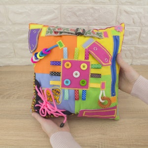 Sensory Fidget Pillow Dementia Activity Gifts Alzheimers Sensory ...