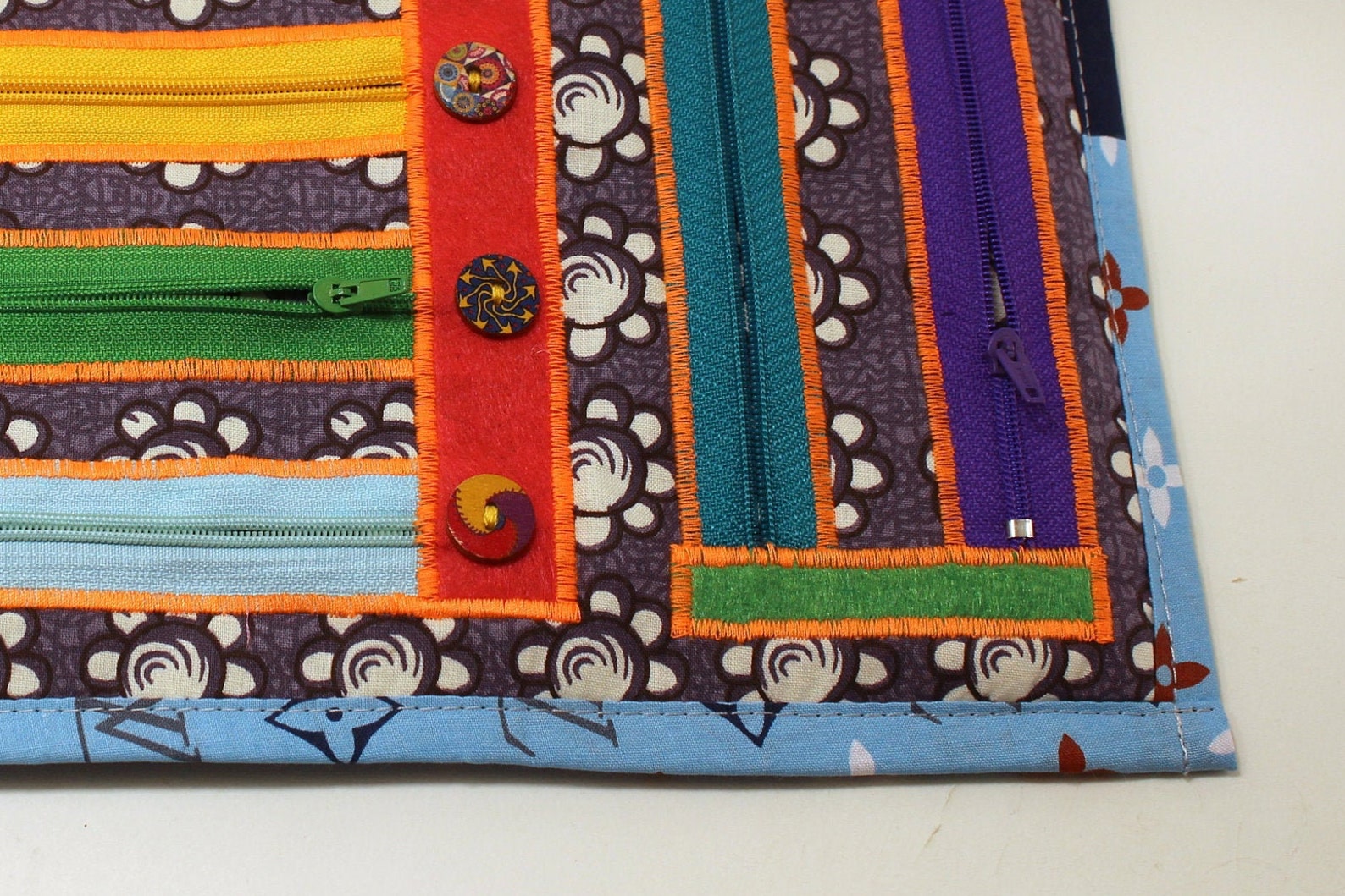 Zipper Fidget Blanket Sensory Button Toy | Etsy