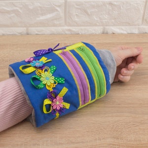 Dementia Fidget Sleeve, Sensory Fidget Cuff, Alzheimer Mindfulness ...