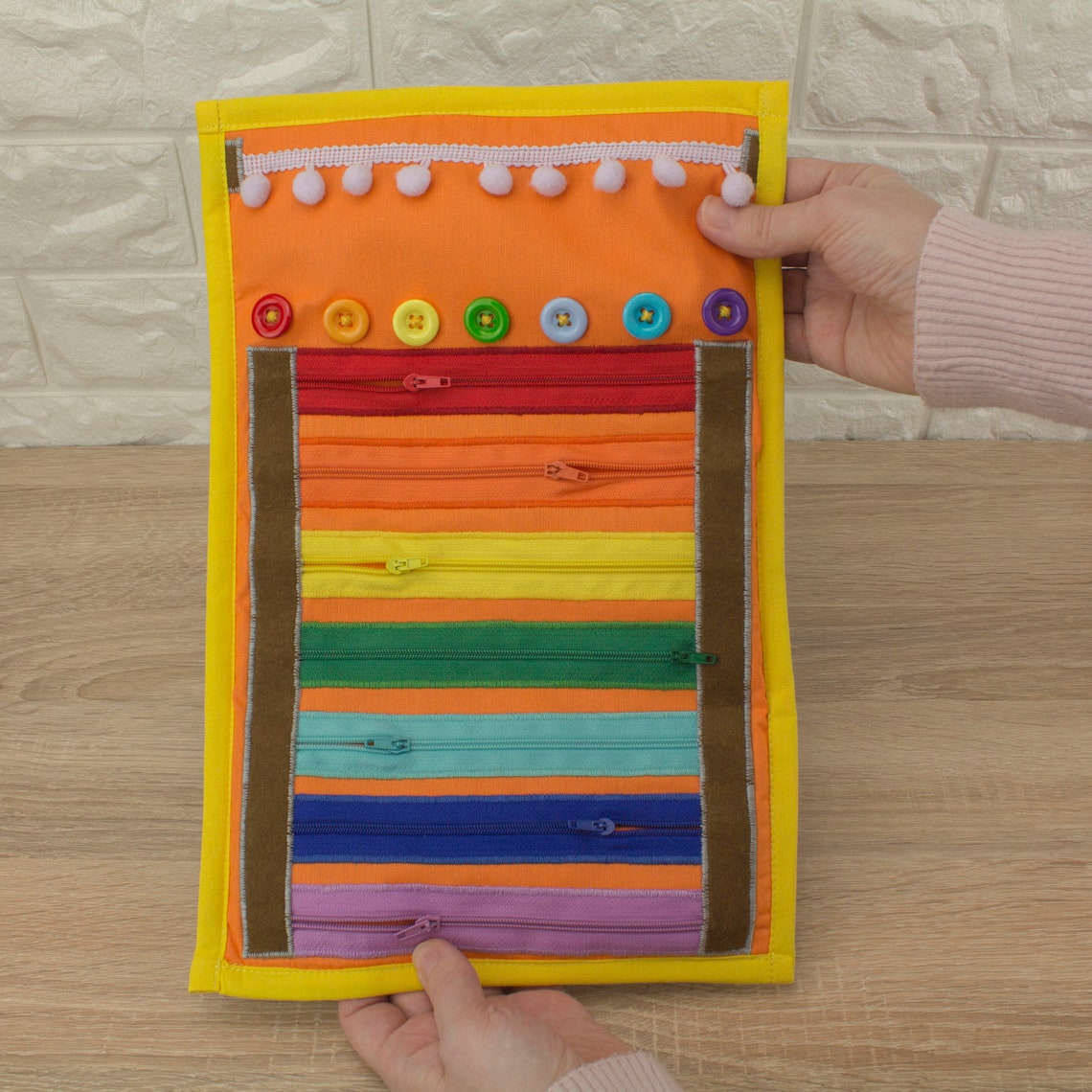 Zipper Fidget Blanket Sensory Button Toy - Etsy