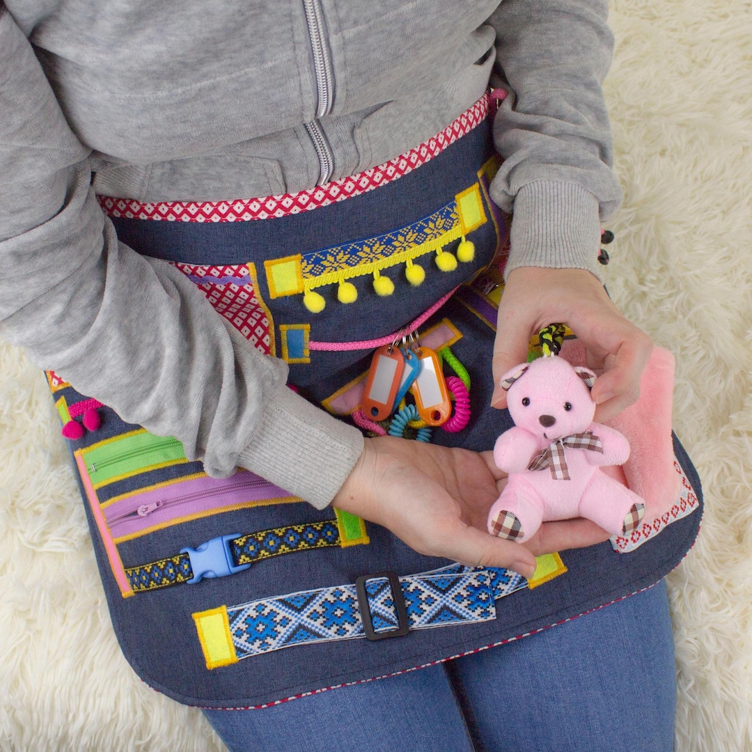 Dementia Sensory Apron: Alzheimer's Fidget Toy for Elderly - Etsy
