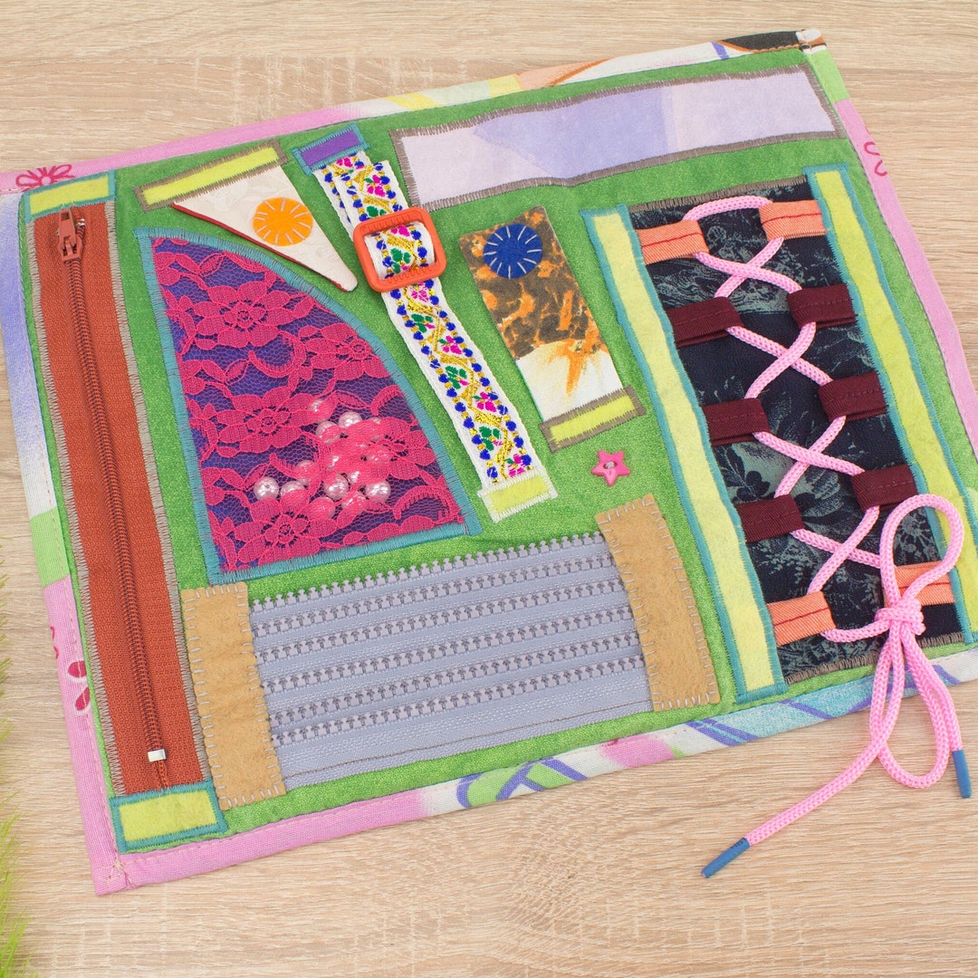 Personalized Dementia Fidget Blanket: Sensory Lap Quilt for Alzheimer's ...