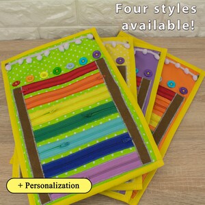 Zipper Fidget Blanket Sensory Button Toy - Etsy