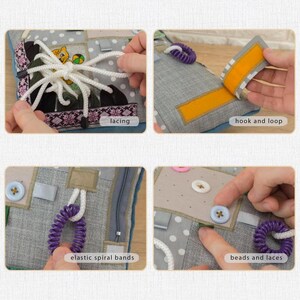 ADHD Sensory Pillow, Dementia Fidget Pillow, Activity Alzheimer Tactile ...