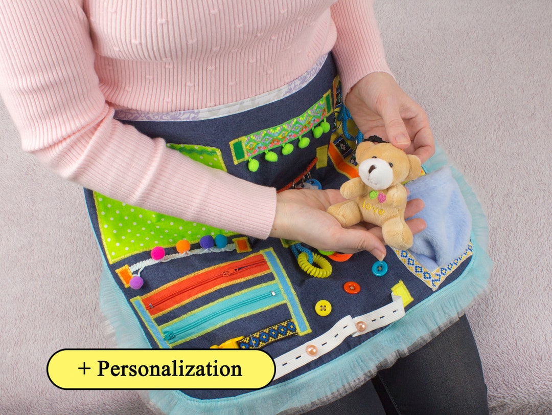 Fidget Apron for Dementia Patients Dementia Activity Apron - Etsy